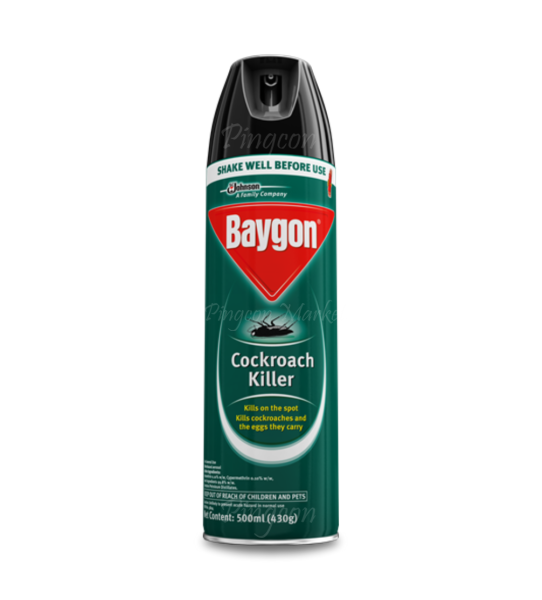 Baygon Cockroach Killer Aerosol 500ml x1